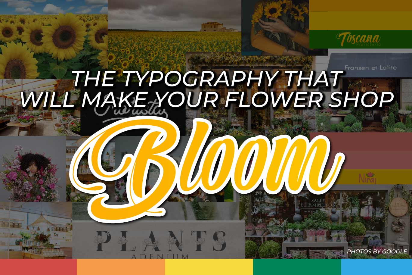 The typography that will make your business bloom! - We Build It